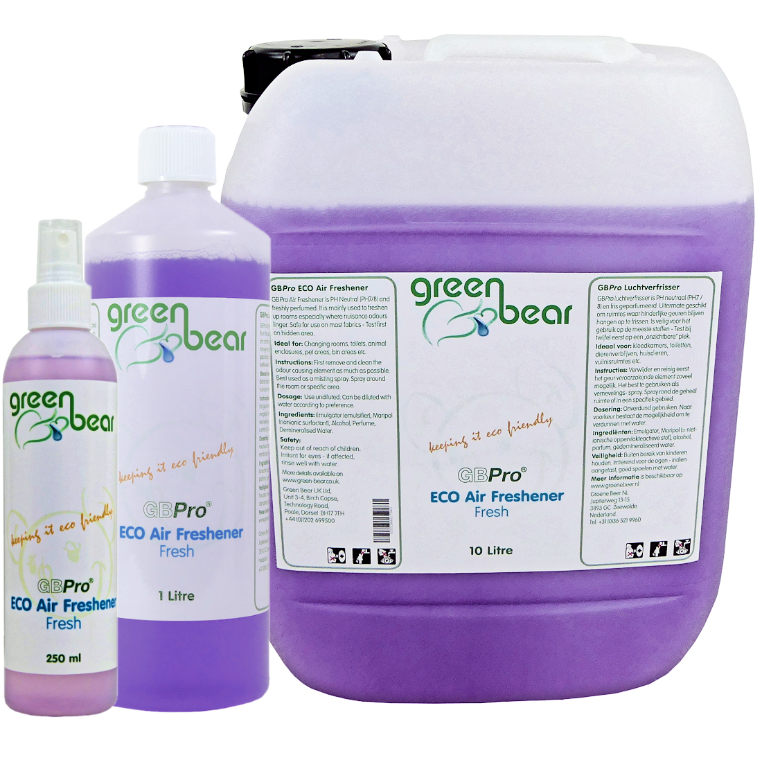 GBPro Refillable Eco Air Freshener (Odour Eater), FRESH Scent ...