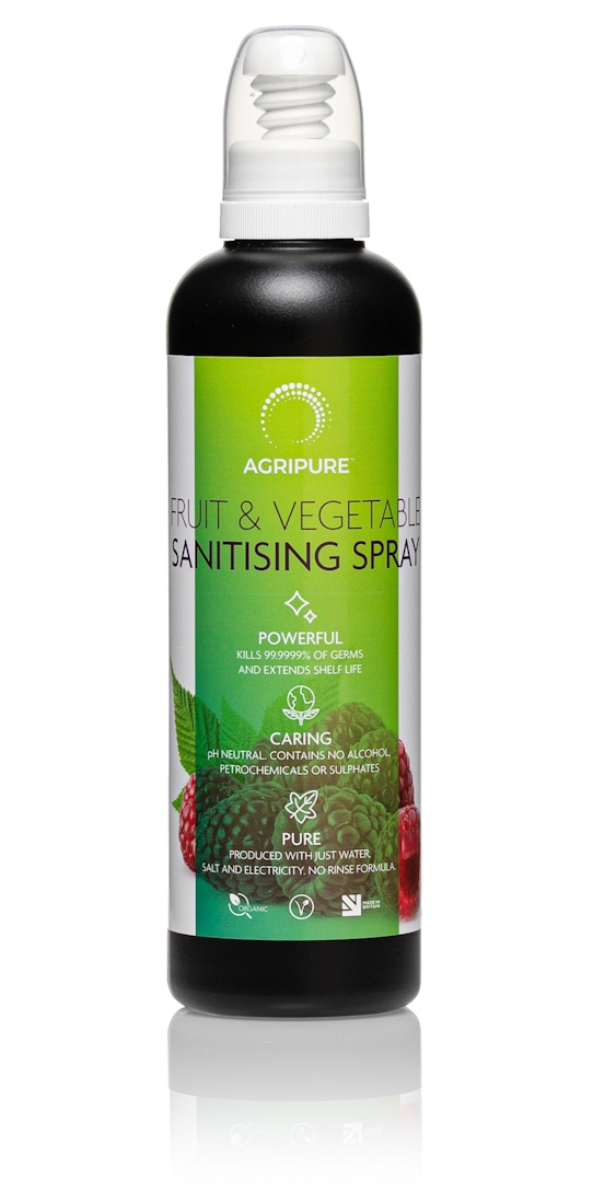 AGRIPURE -FRUIT AND VEGETABLE SANITISING SPRAY - Atomiser 250ml - kills ...